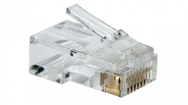 DS-1M02 RJ45 Plug for Cat.6 Gold Plated Polycarbonate UL94V-2